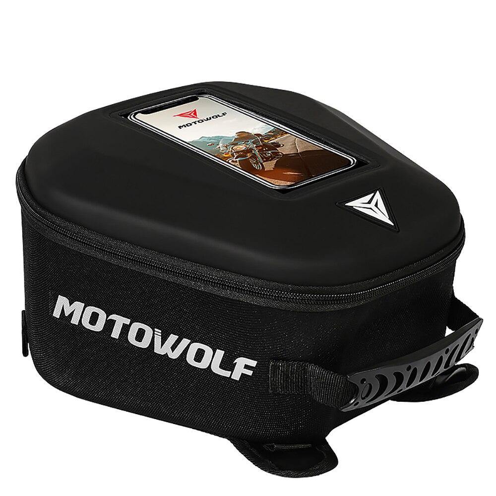 MOTOWOLF Waterproof Motorcycle Tank Bag Luggage Helmet Backpack for ...