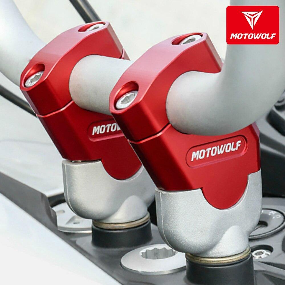 Motorcycle 22/28mm Handlebar Heightening Riser Bar Clamp Mount for Kawasaki Suzuki Honda KTM ...