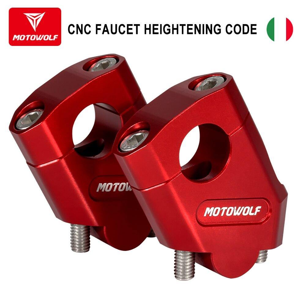 Motorcycle 22/28mm Handlebar Heightening Riser Bar Clamp Mount for Kawasaki Suzuki Honda KTM ...