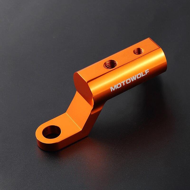 Motowolf Motorcycle Rearview Mirror Extension Lever Bracket Adapter ...