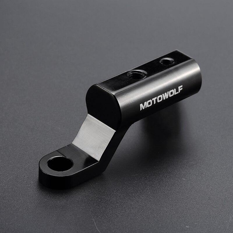 Motowolf Motorcycle Rearview Mirror Extension Lever Bracket Adapter ...