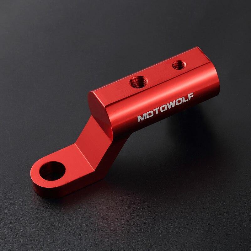 Motowolf Motorcycle Rearview Mirror Extension Lever Bracket Adapter ...